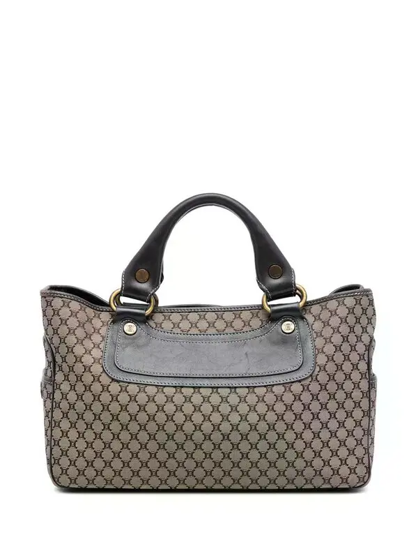 Celine 20th Century Macadam Canvas Boogie Handbag - Brown