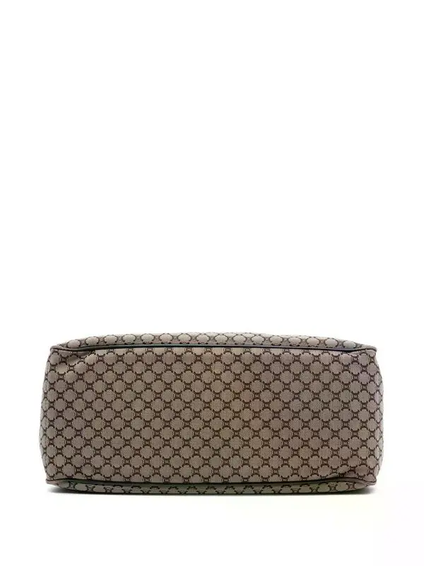 Celine 20th Century Macadam Canvas Boogie Handbag - Brown
