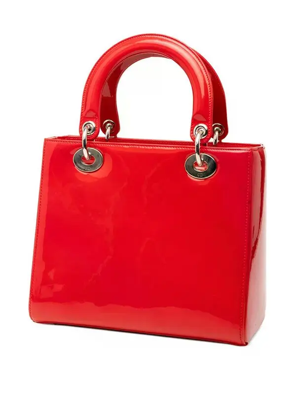 Dior 2015 Medium Lady Satchel - Red