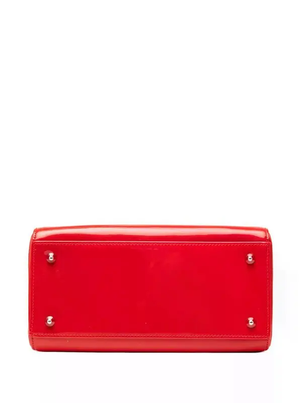 Dior 2015 Medium Lady Satchel - Red