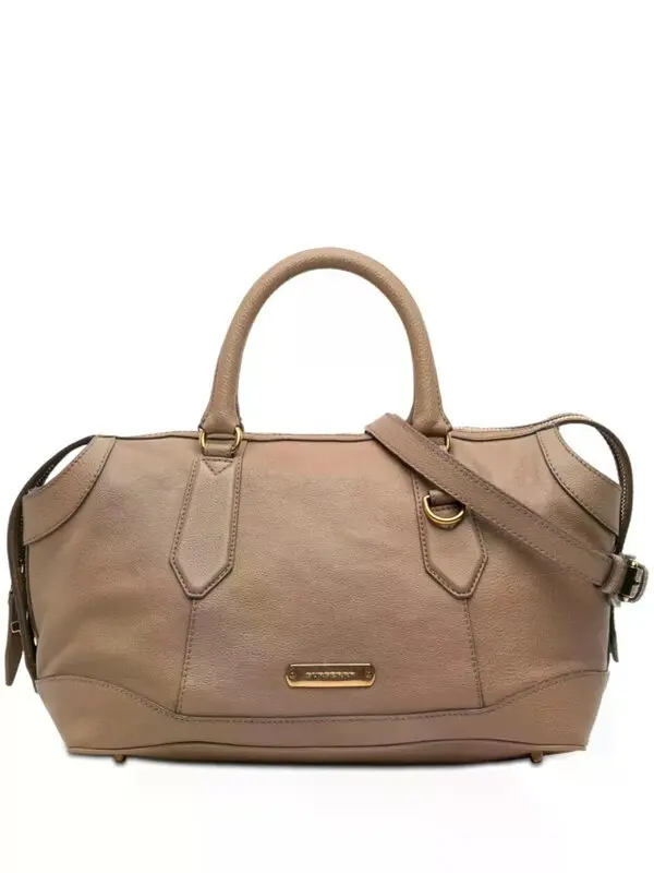 Burberry 2000-2017 Medium Leather Kirley Satchel