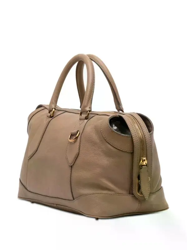 Burberry 2000-2017 Medium Leather Kirley Satchel