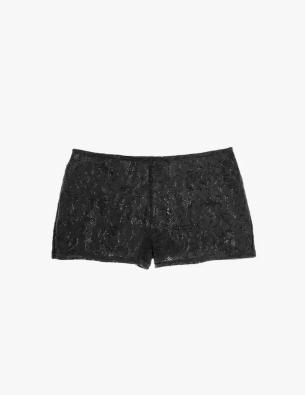 Araks Guinevere Lace Shorts - Black