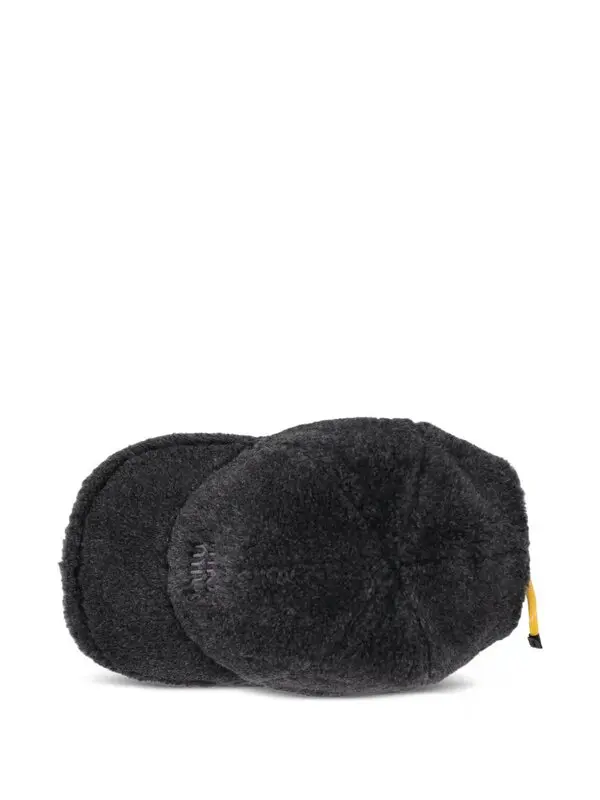 Miu Miu Fleece Baseball Cap - Black
