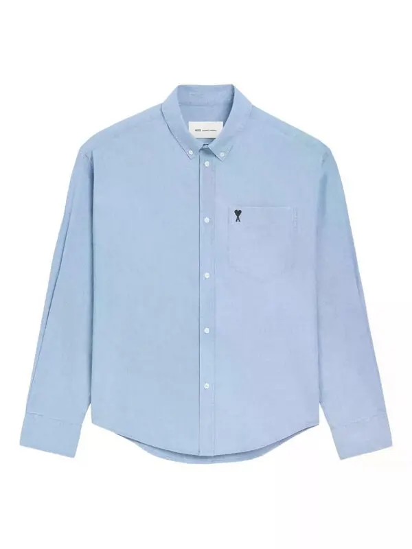 Ami De Coeur Embroidered Shirt - Blue