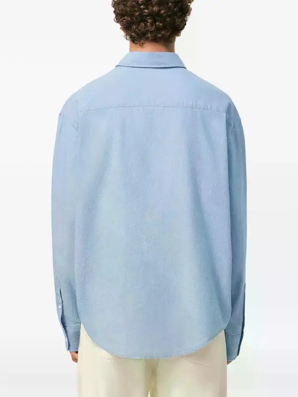 Ami De Coeur Embroidered Shirt - Blue