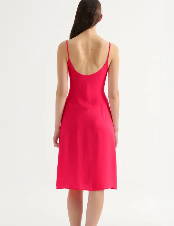 Araks Cadel Slip Dress - Red