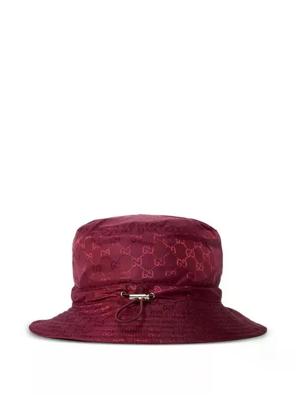 Gucci Gg Reversible Bucket Hat - Red