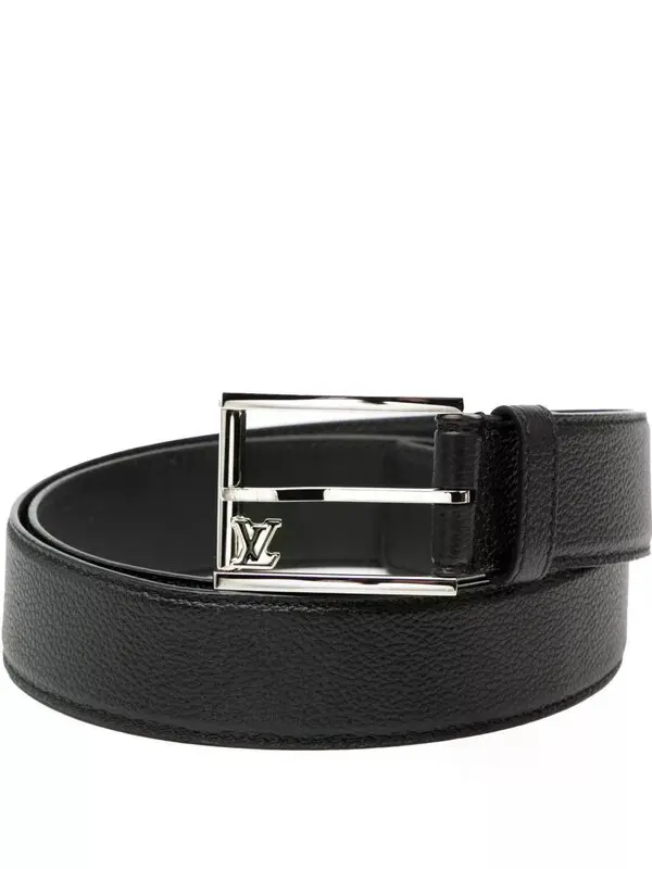 LOUIS VUITTON 2024 Saint Germain Leather Belt - Black