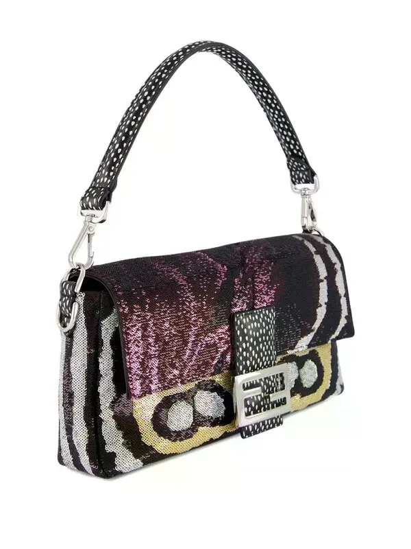 Fendi Baguette Sequinned Shoulder Bag