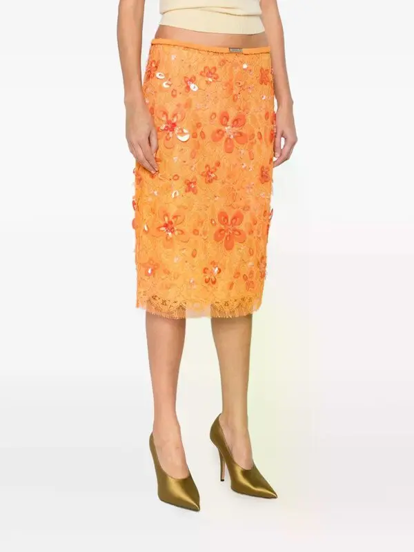 Gucci Sequin-embellished Midi Skirt