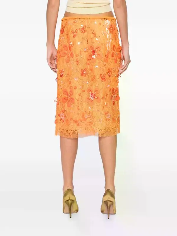 Gucci Sequin-embellished Midi Skirt