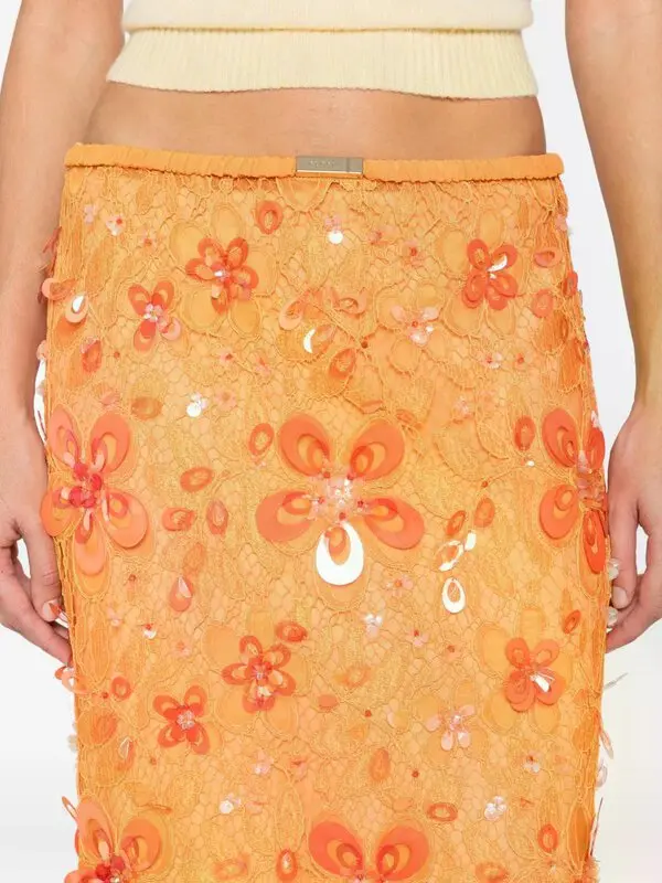 Gucci Sequin-embellished Midi Skirt