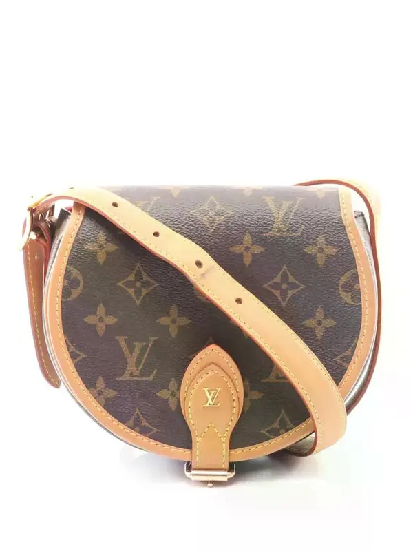 LOUIS VUITTON Monogram Tambourin Crossbody Bag - Brown
