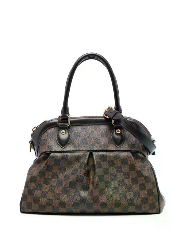 LOUIS VUITTON 2009 Damier Ebene Trevi Pm Satchel