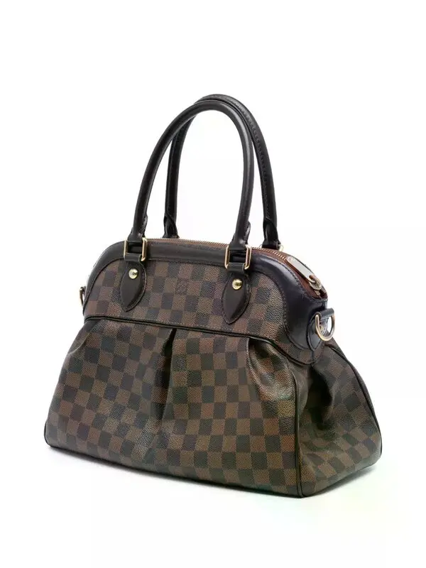 LOUIS VUITTON 2009 Damier Ebene Trevi Pm Satchel