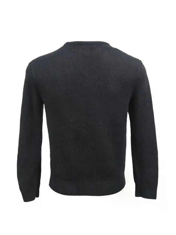Saint Laurent Knitted Crew-neck Sweater
