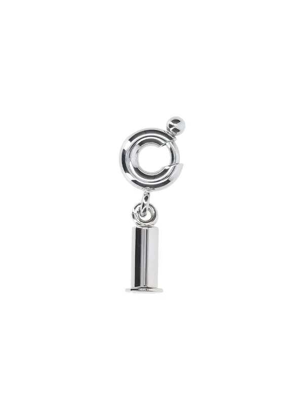 Loewe Anagram Keychain Charm - Silver