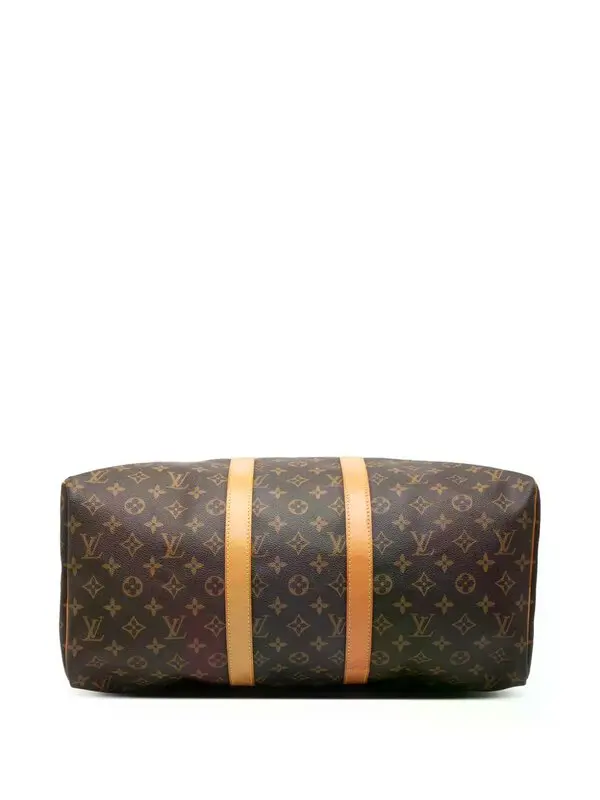 LOUIS VUITTON 1996 Monogram Keepall 45 Travel Bag - Brown