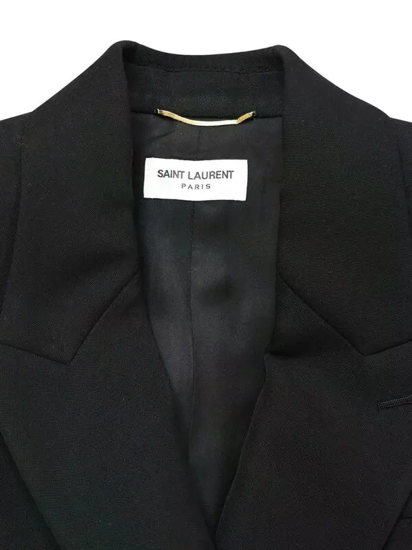 Saint Laurent Double-breasted Wool Coat