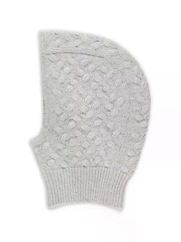 Antonelli Firenze Woven Balaclava - Grey