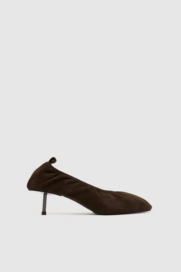 ST AGNI Suede Ballet Heel