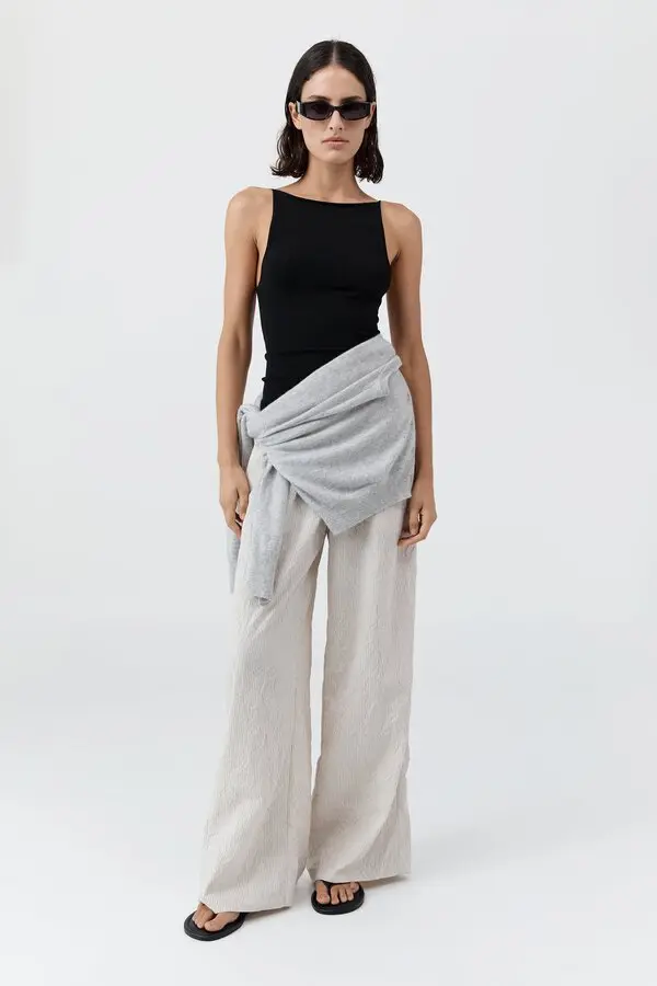ST AGNI Relaxed Crushed Pant
