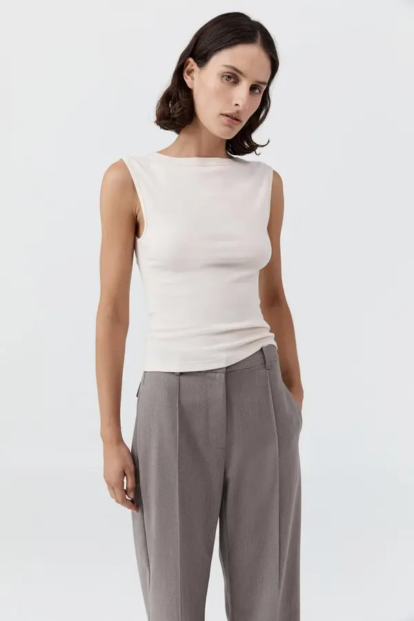 ST. AGNI Organic Cotton Ballerina Top