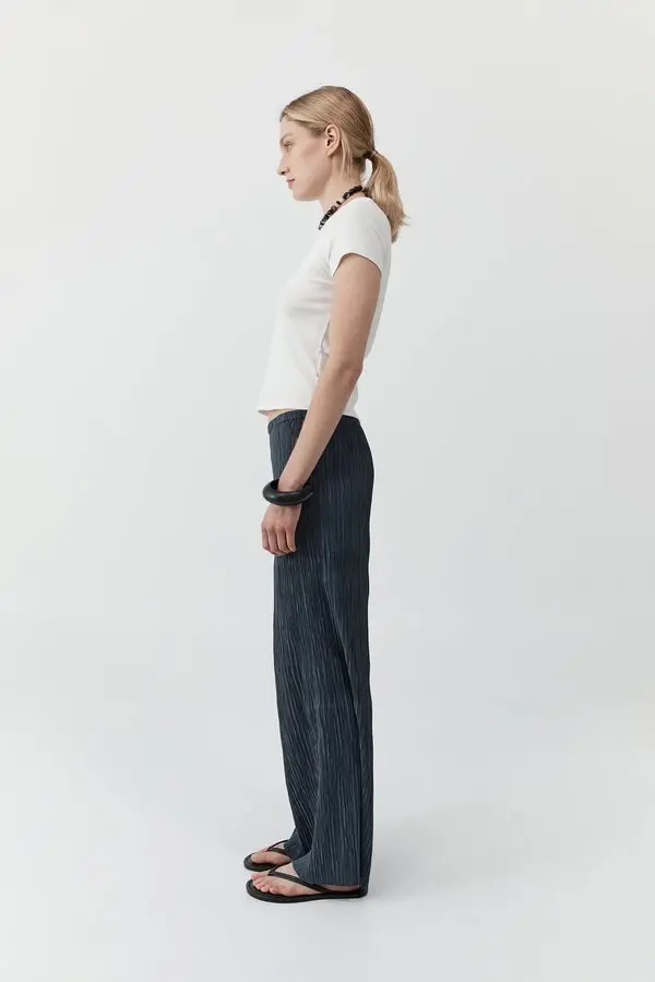 ST AGNI Mini Pleat Pants