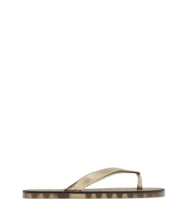 ST. AGNI Jelly Flip Flops - Smoke