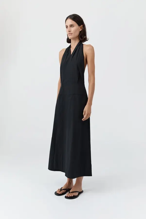 ST AGNI Halter Wrap Dress