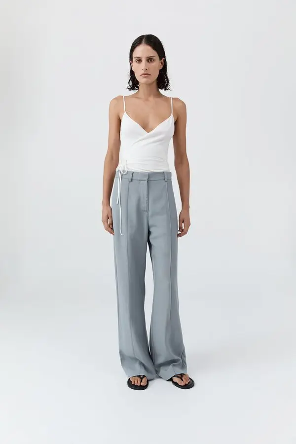ST AGNI Classic Pintuck Trousers