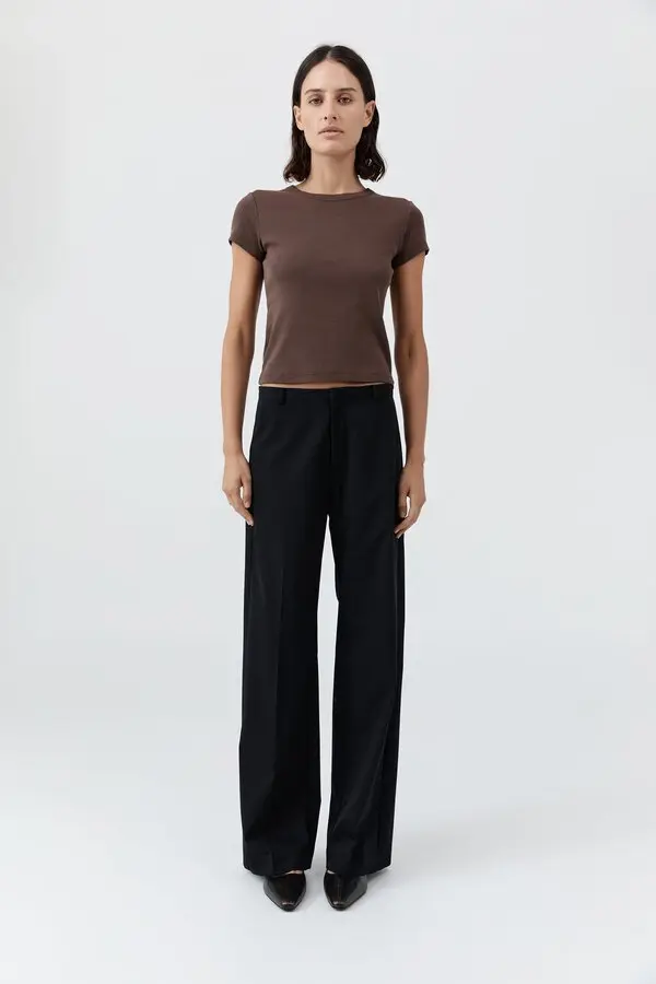 ST. AGNI Organic Cotton Baby Tee - Fudge