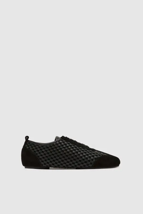 ST. AGNI Lattice Weave Ballet Sneaker