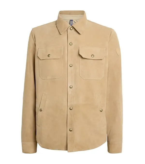 Polo Ralph Lauren Suede Overshirt - Green