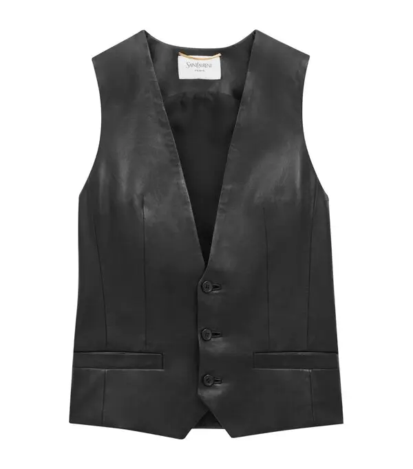 Saint Laurent Lambskin Waistcoat