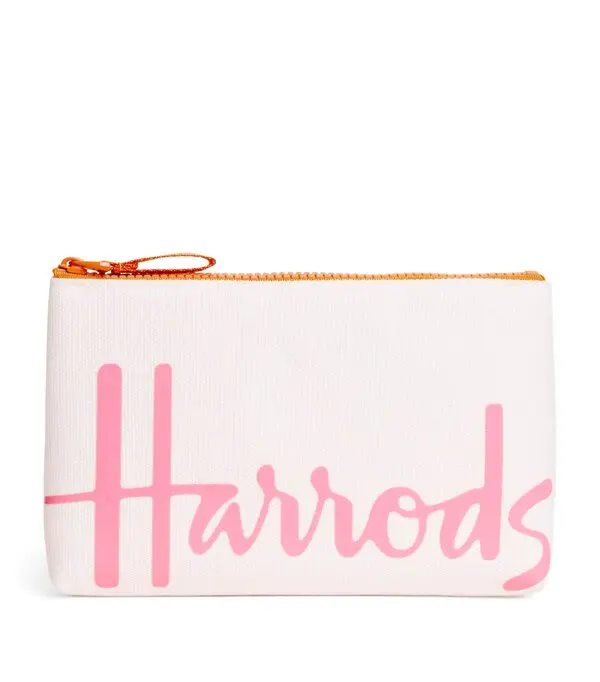 Harrods Small Logo Pouch - Pink