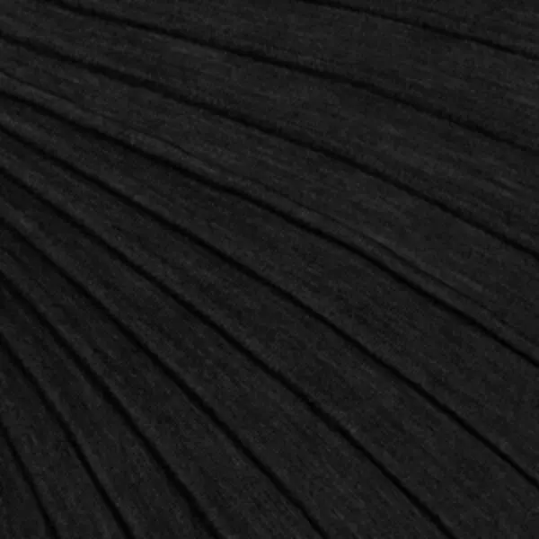 Alaïa Wool Asymmetric Ray Midi Dress - Black