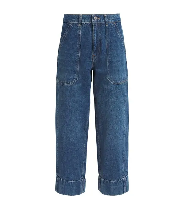 ME+EM Cropped Straight Leg Jeans