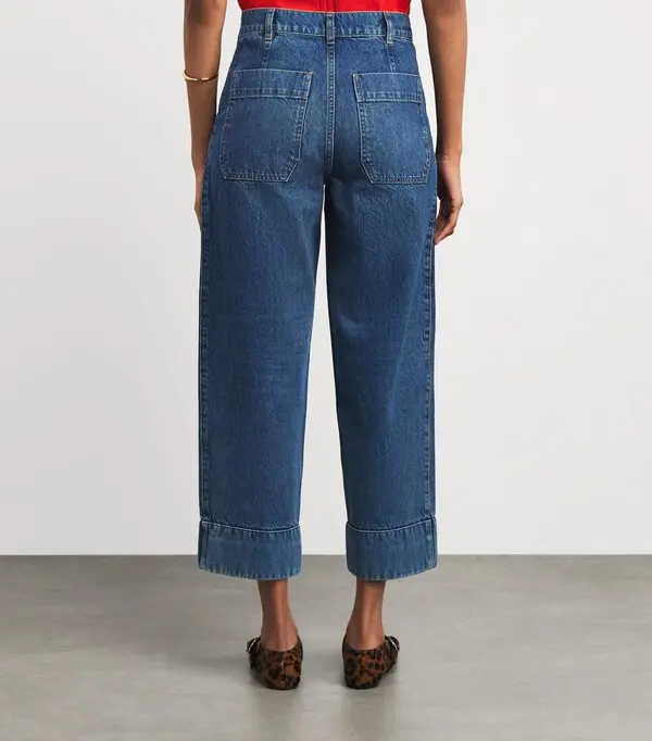 ME+EM Cropped Straight Leg Jeans