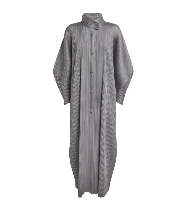 Issey Miyake Skyline A-line Coat - Grey