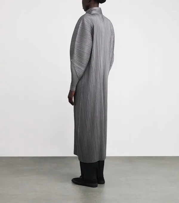 Issey Miyake Skyline A-line Coat - Grey