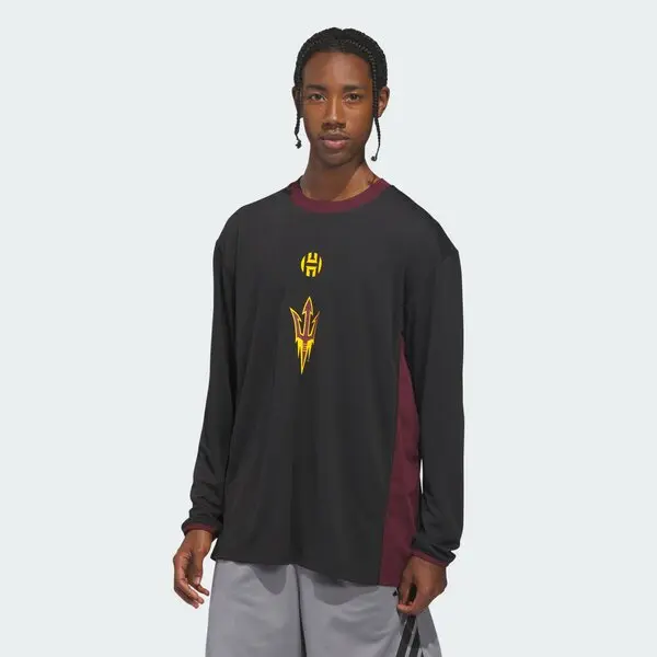 Adidas Ncaa Asu X Harden Long Sleeve Tee