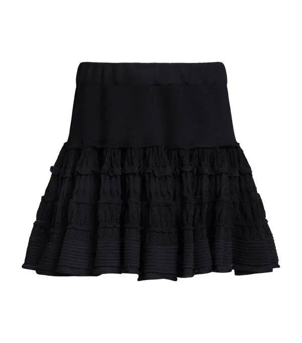 Alaïa Ruffled Mini Skirt