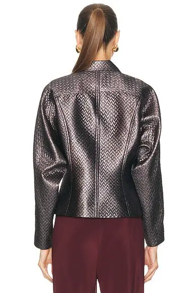 THE SEI Double Zip Fitted Jacket - Multi
