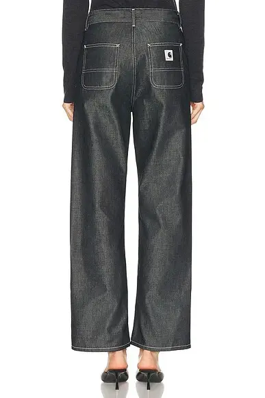 Carhartt Work In Progress Straight Leg Pants With Contrast Stitching