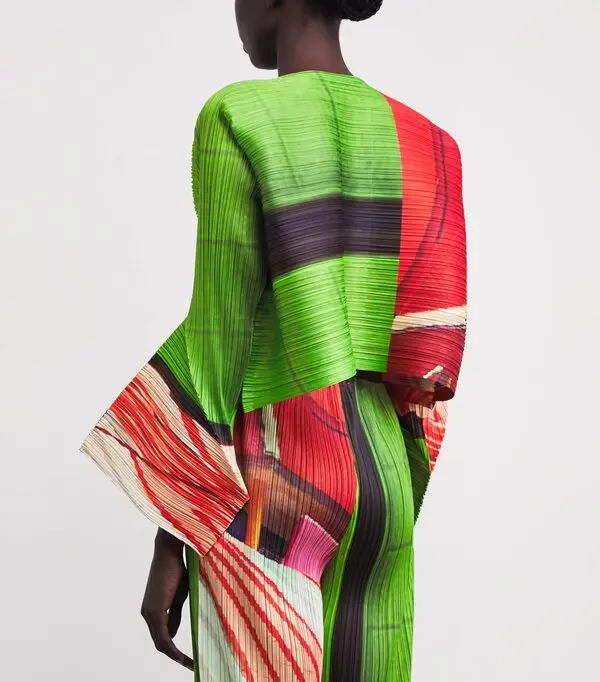 Issey Miyake City Collage Cardigan