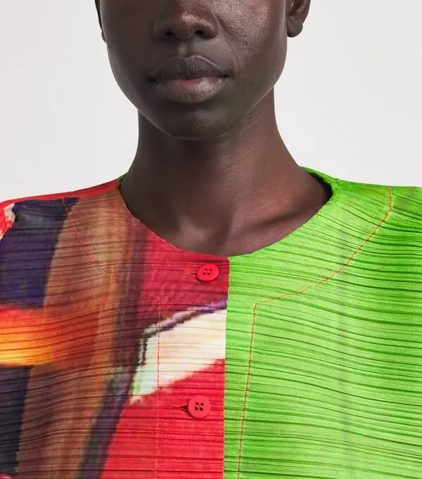 Issey Miyake City Collage Cardigan