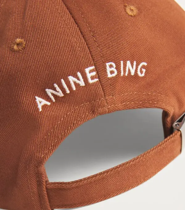 ANINE BING Jeremy Baseball Cap - Brown