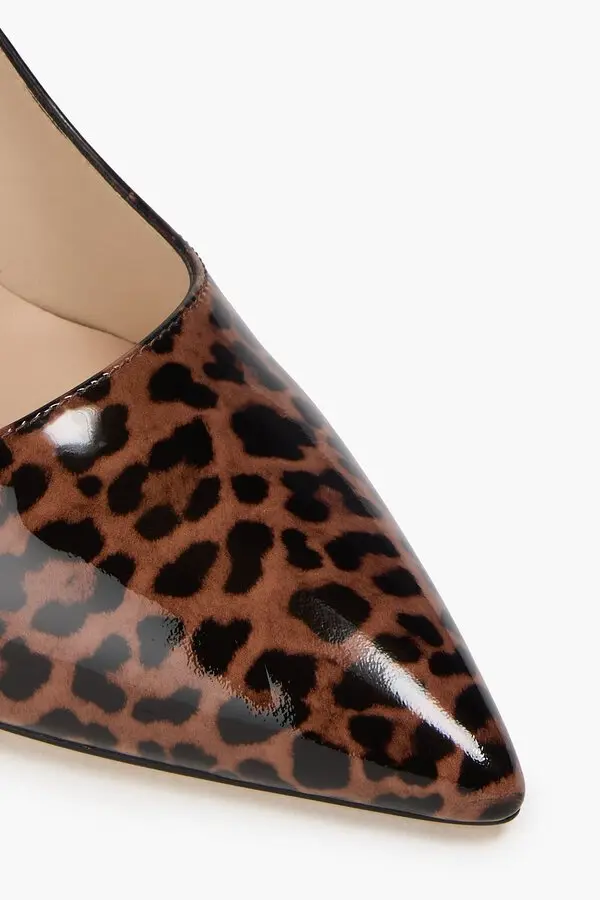 STUART WEITZMAN Leigh 95 Leopard-print Pumps